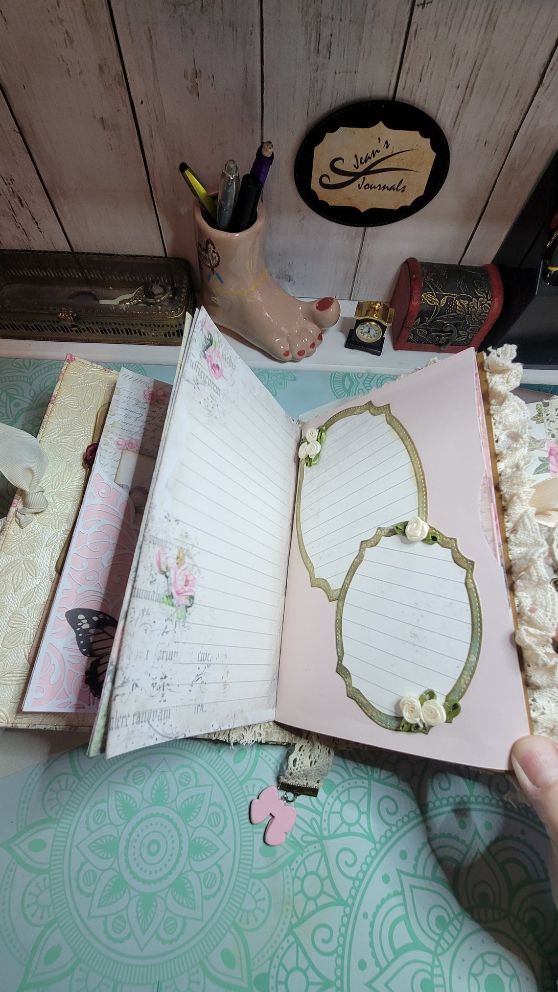 Shabby Chic Junk Journal - Etsy