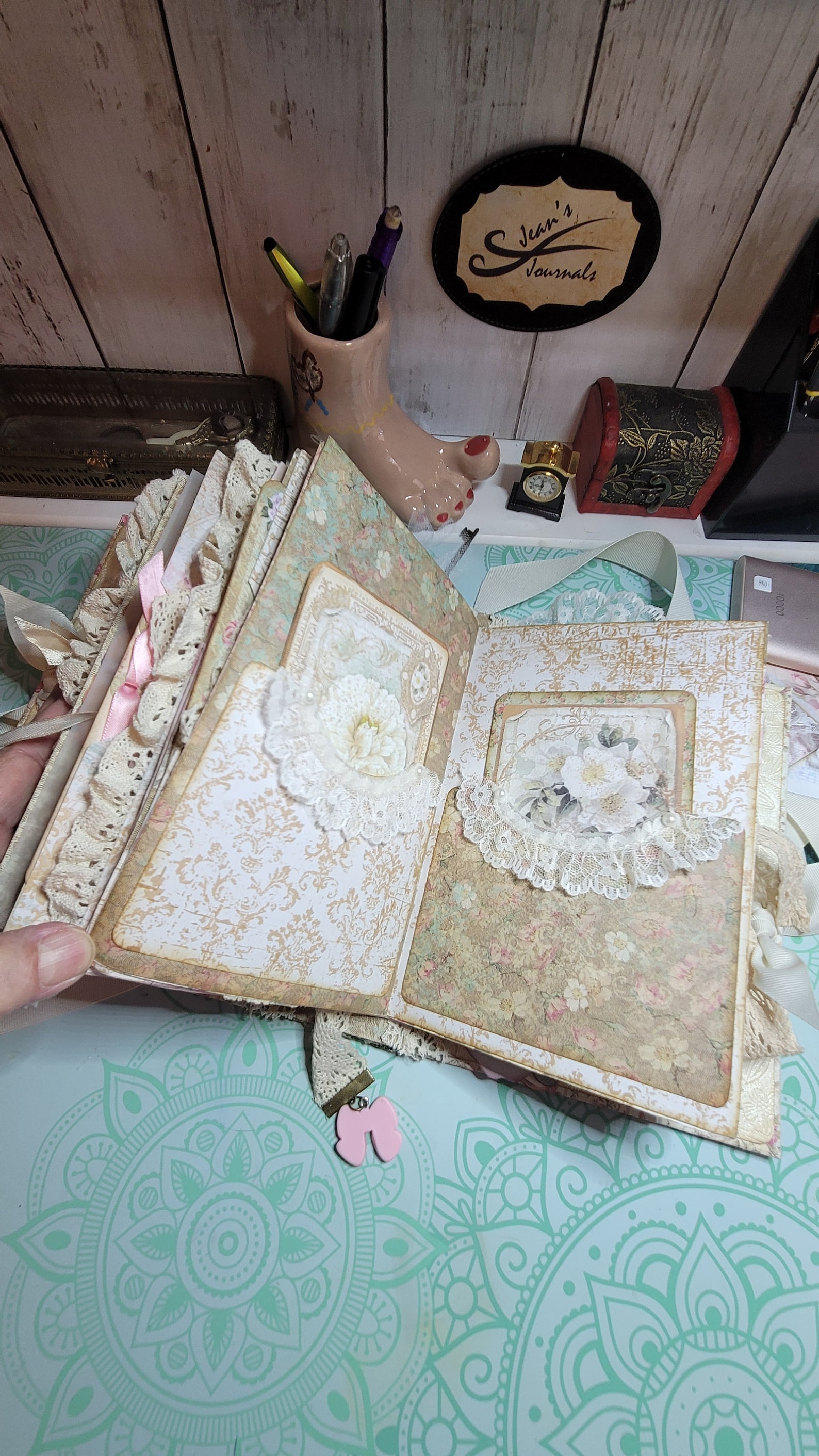 Shabby Chic Junk Journal - Etsy