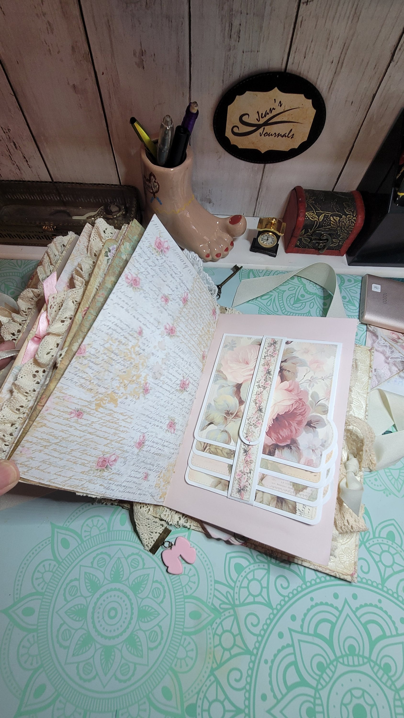 Shabby Chic Junk Journal - Etsy