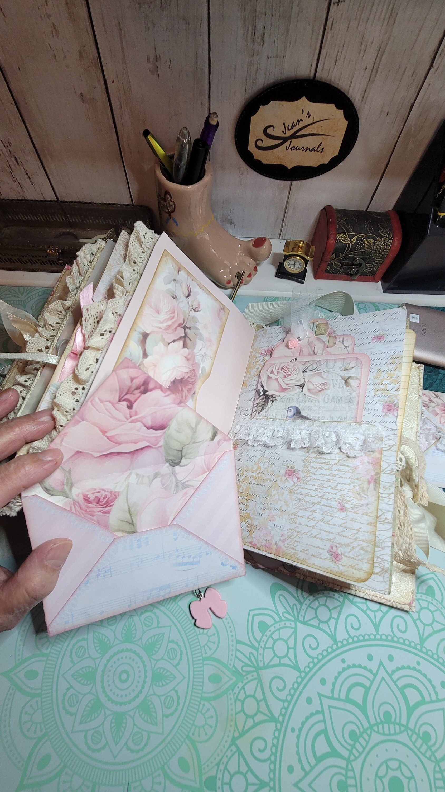 Shabby Chic Junk Journal - Etsy