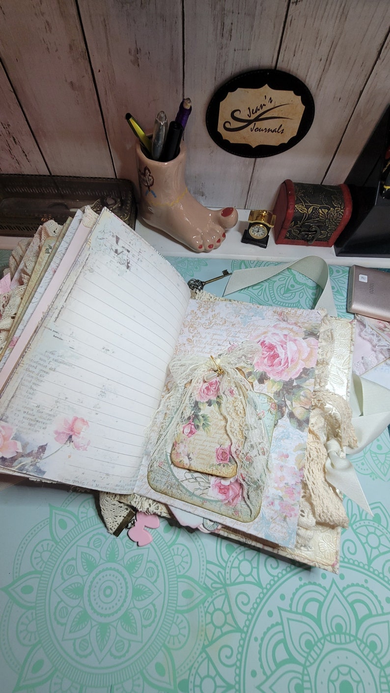 Shabby Chic Junk Journal - Etsy