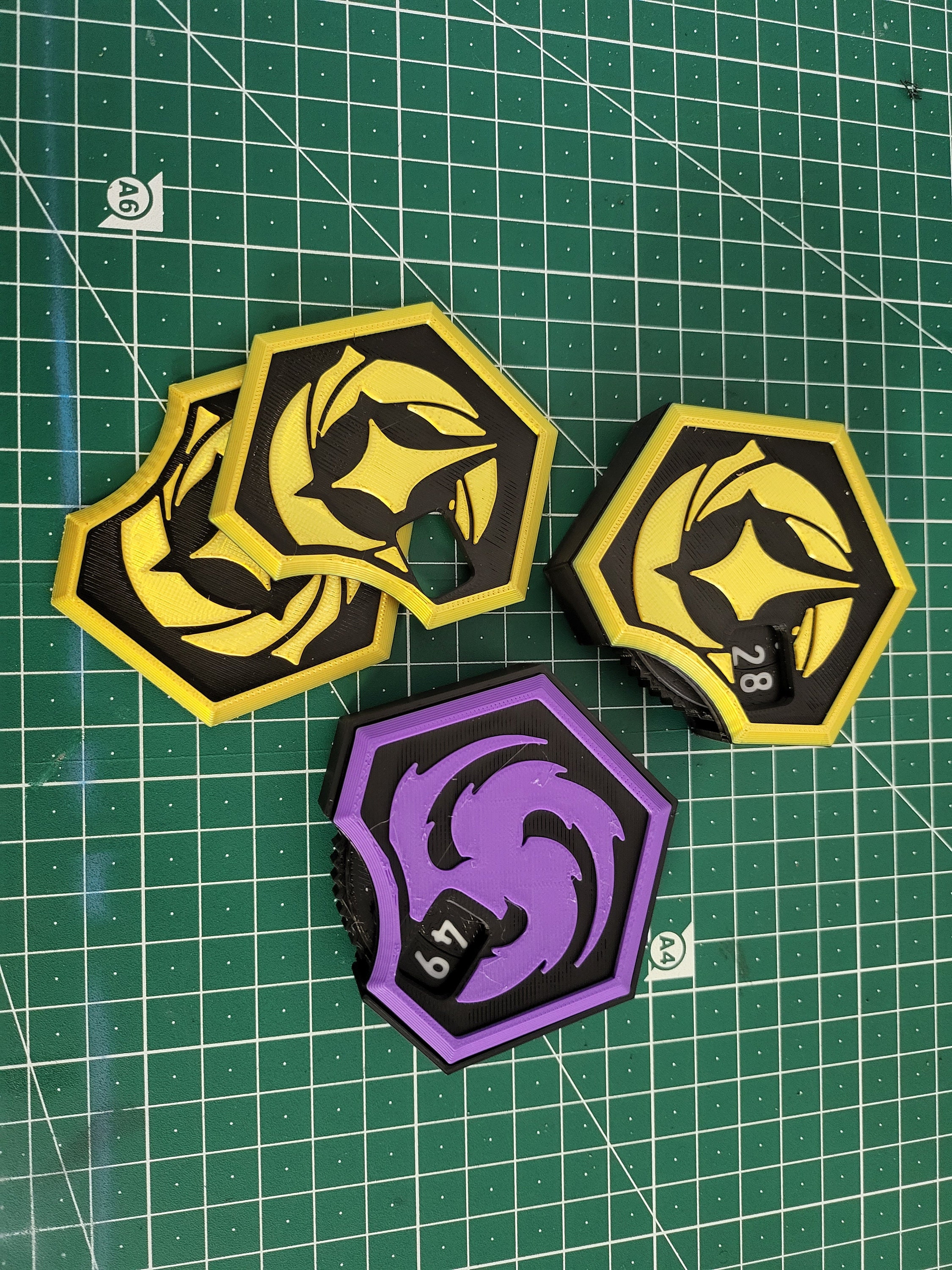 Lorcana Lore Counter 00 - 99 With Magnetic Shell 3d STL With All Ink ...