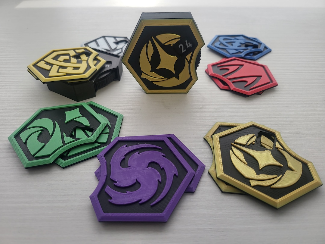 Lorcana Lore Counter 00 - 99 With Magnetic Shell 3d STL With All Ink ...