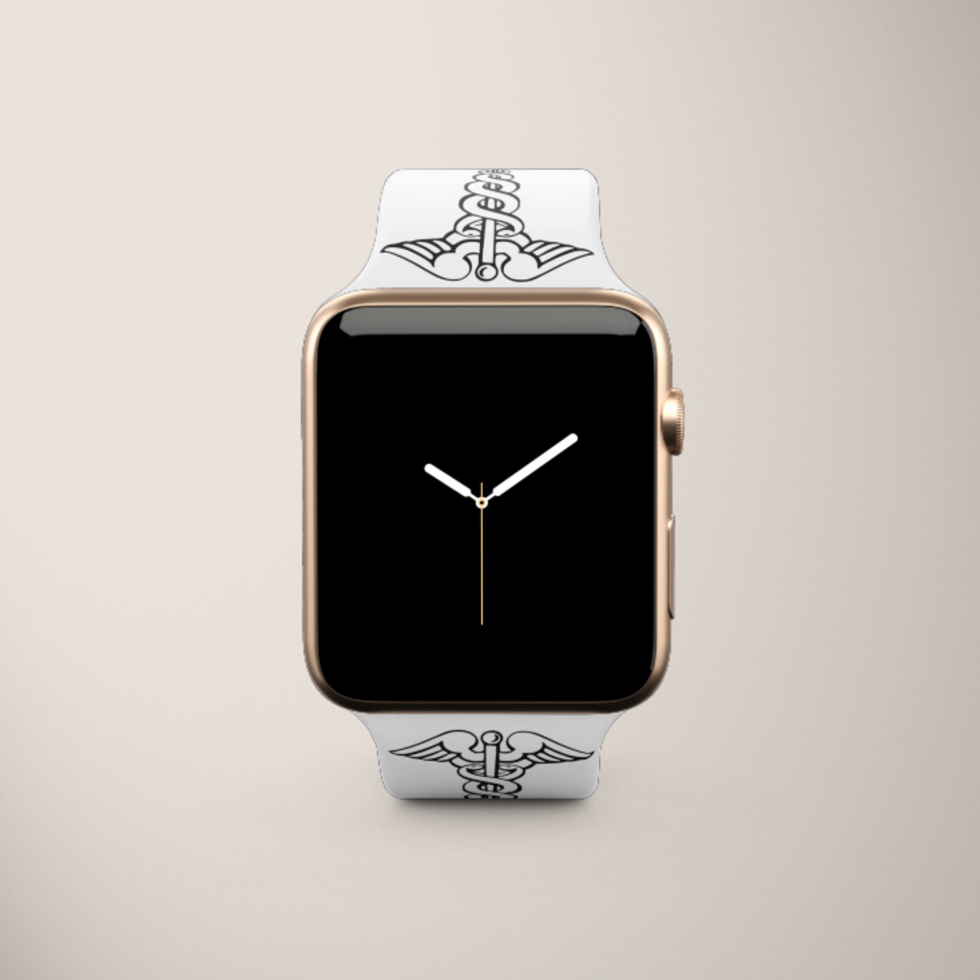 Personalized Engraved Silicone Bands for Apple Watch 38/40/41/42/44/45 ...