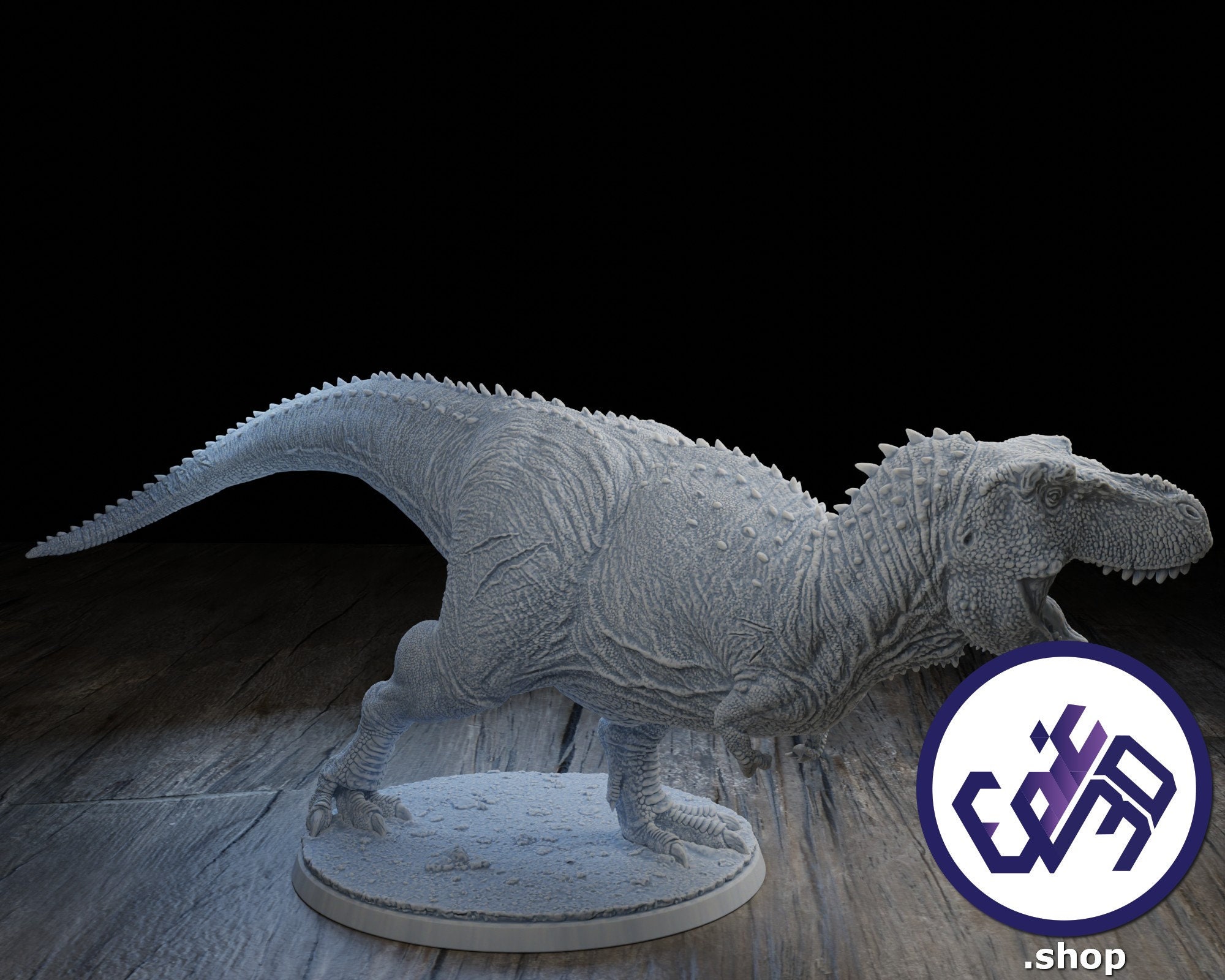 Tyrant-rex Dead End Dnd Miniature Mini Figure Figurine Statue Resin 3D Printed 32mm to 75mm - Etsy