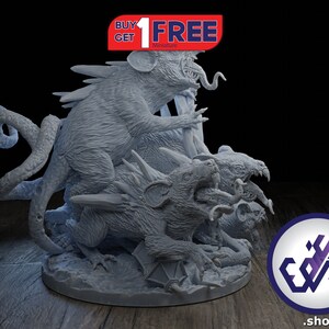 Rat Swarm | Rise of Necromancer | Dnd Miniature Mini | Figure Figurine ...