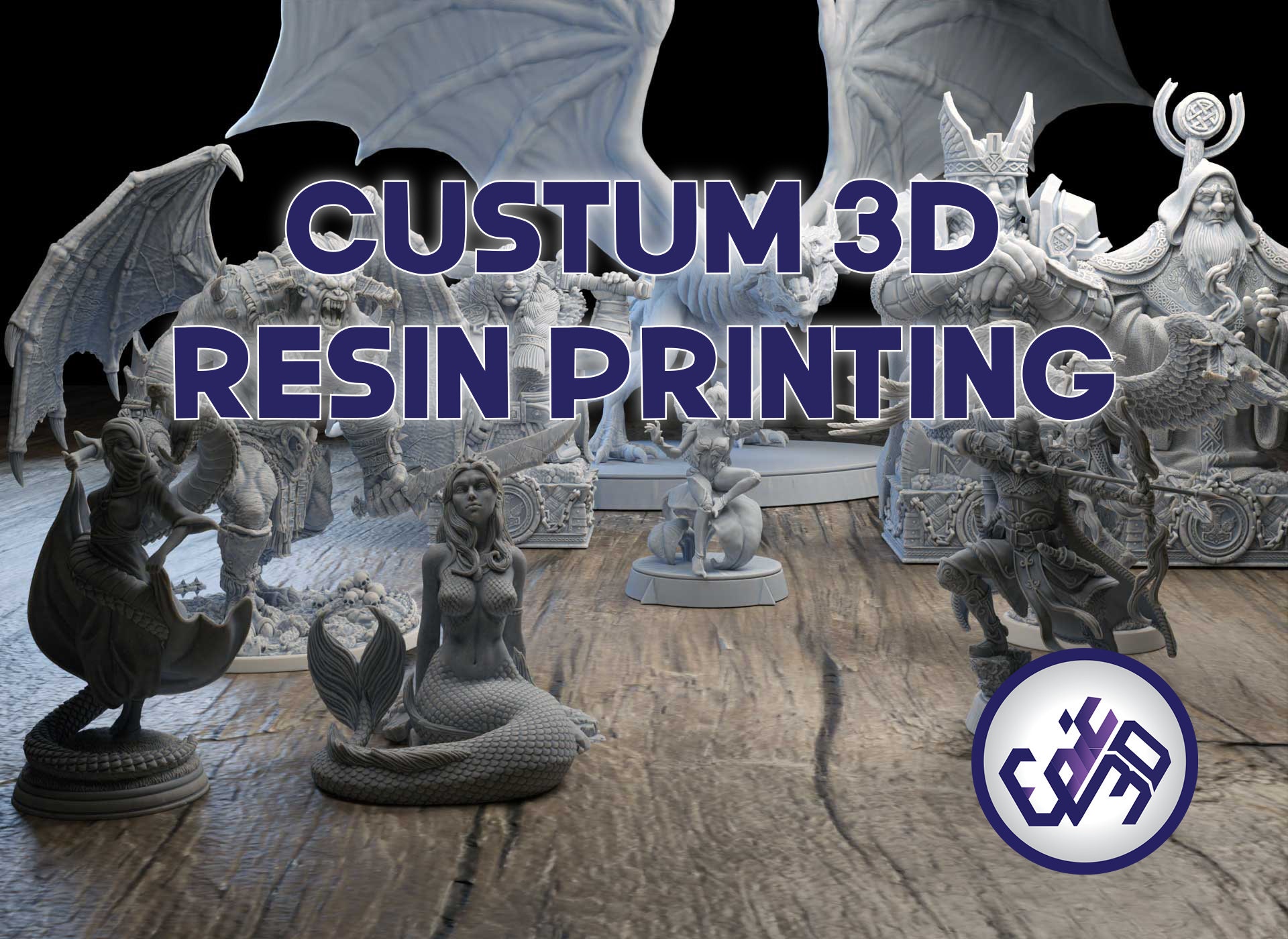 3D Printing Service 8K 3D Prints Custom Personalized | NO Visible Print ...