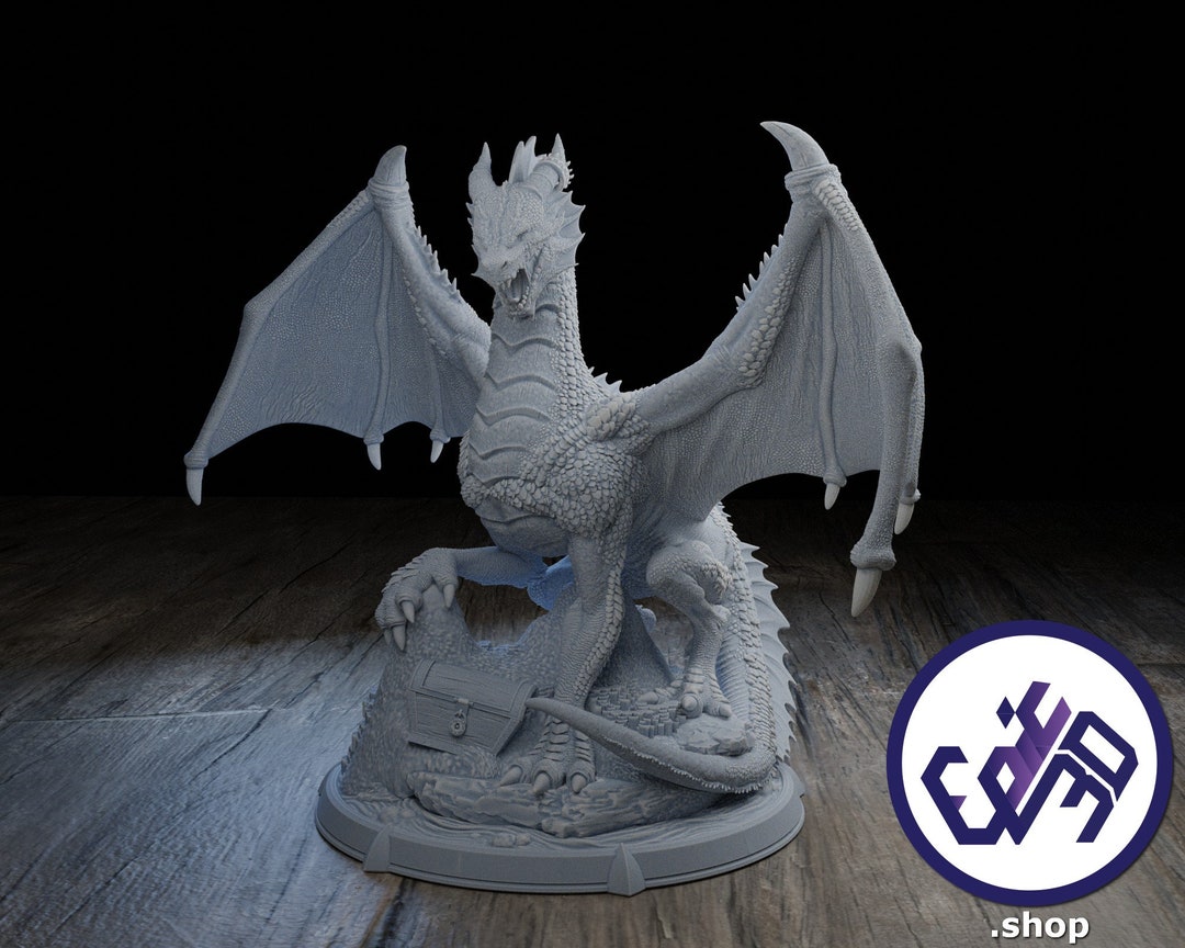 BRAZAX Dragon | Premium | Dnd Miniature| Mini Figure Figurine Statue ...
