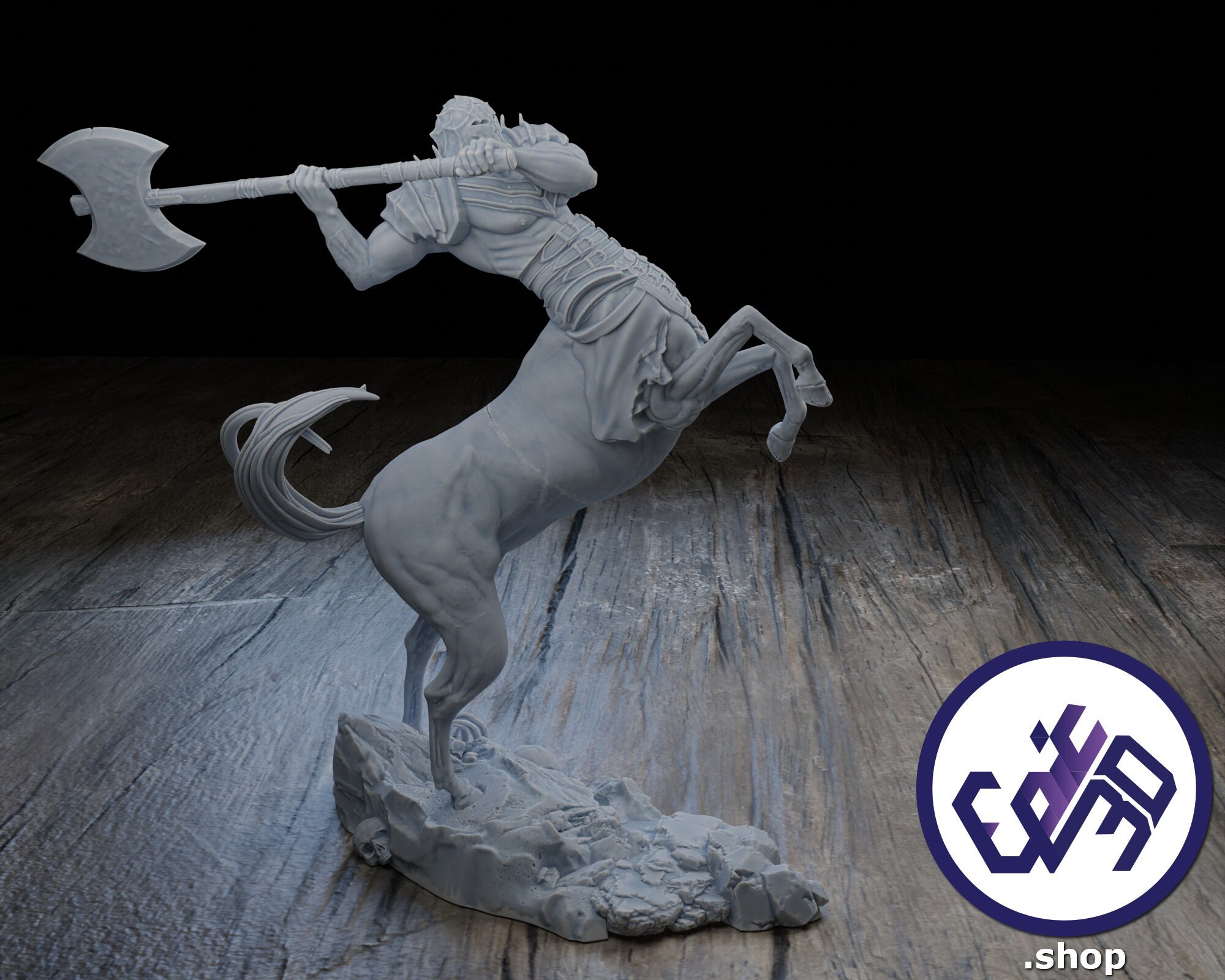 The Centaur Theron HUGE 3D PRINT Figure Figurine Statue - Etsy