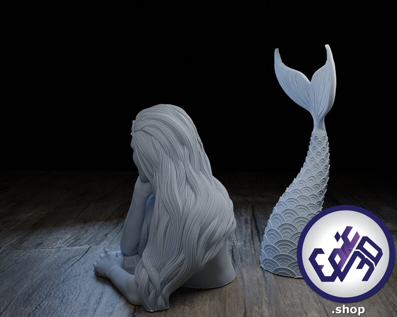 Mermaid Lorelai Premium Dnd Miniature Mini Figure Figurine Statue Resin ...