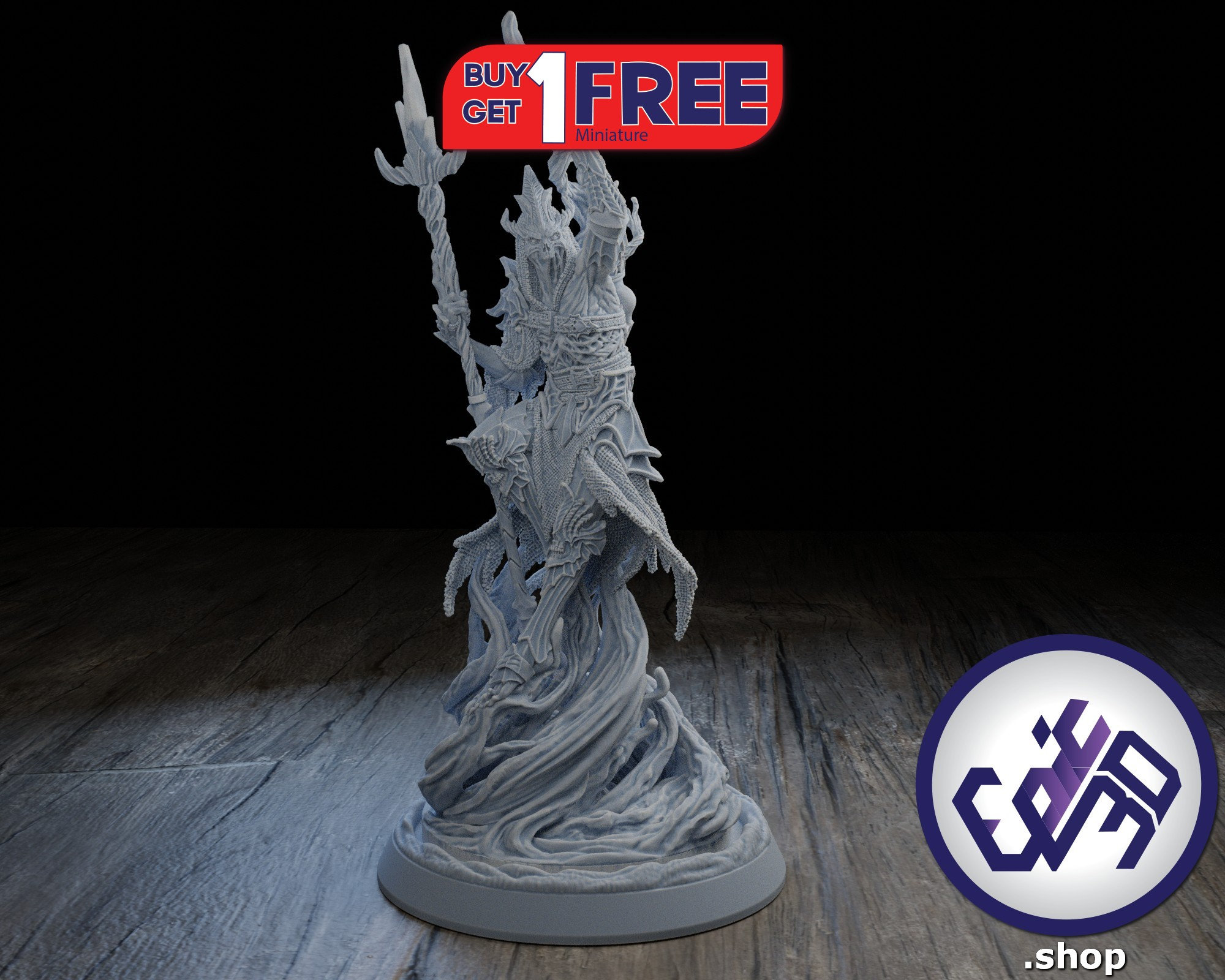 Largoth, the Runner Rise of Necromancer Dnd Miniature Mini Figure ...