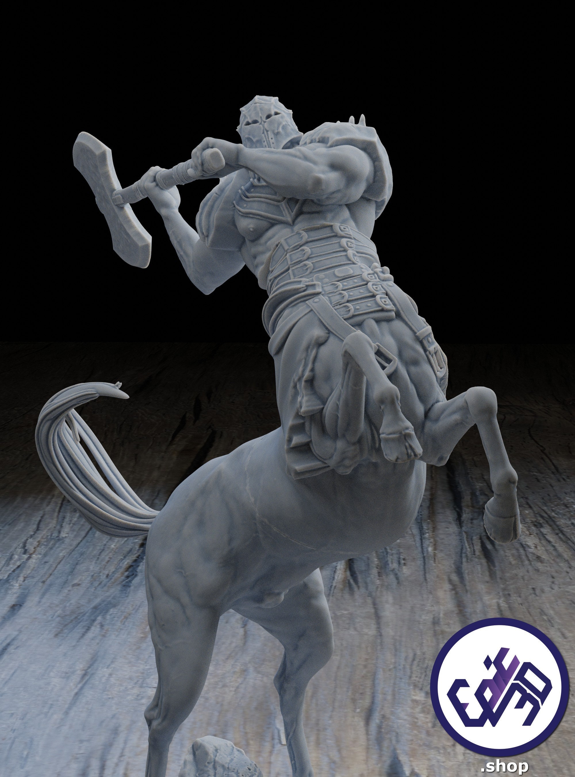 The Centaur Theron HUGE 3D PRINT Figure Figurine Statue - Etsy