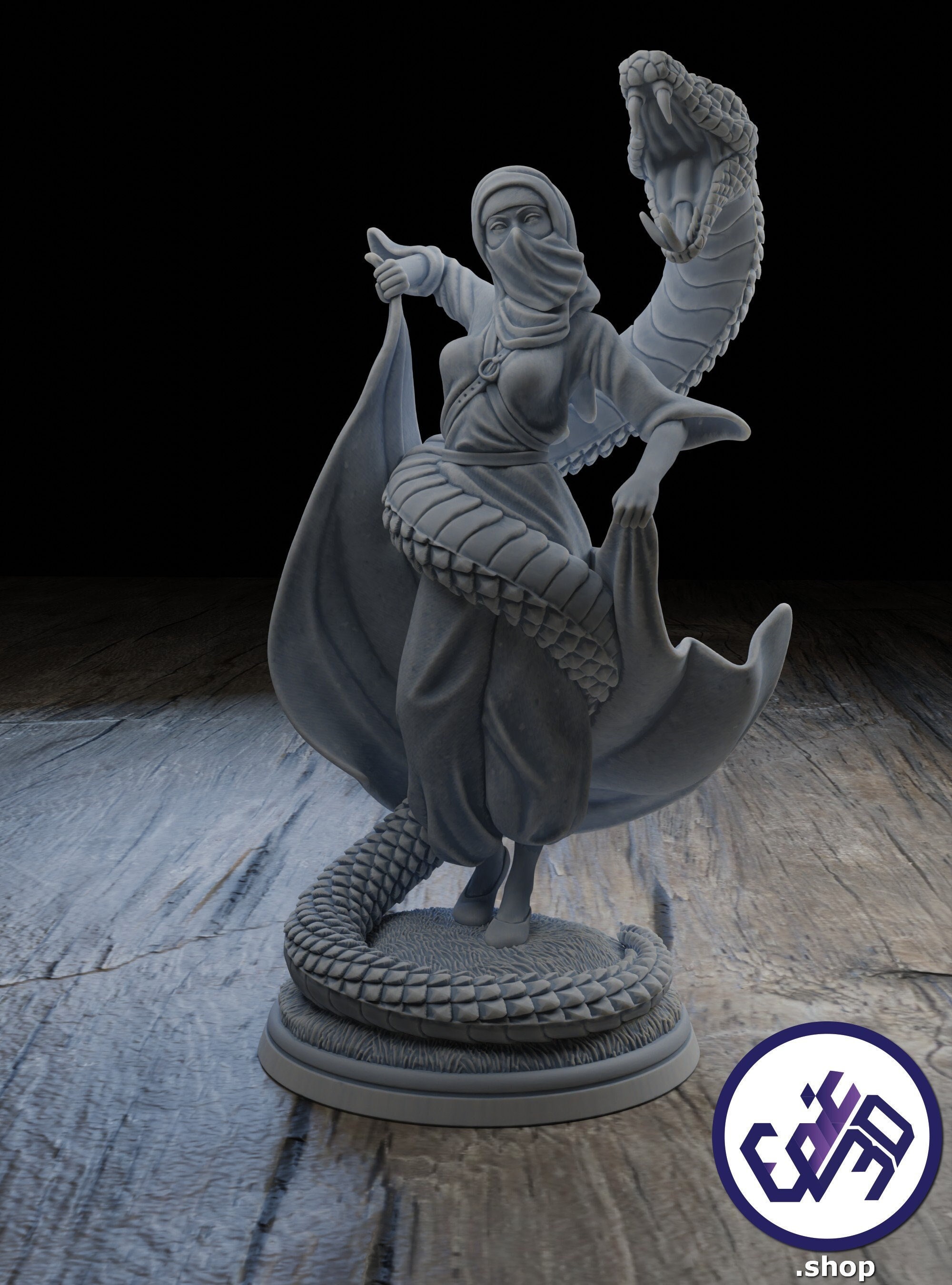 Aya, the Dancer | Ancient Premium Dnd Miniature Mini | Figure Figurine ...