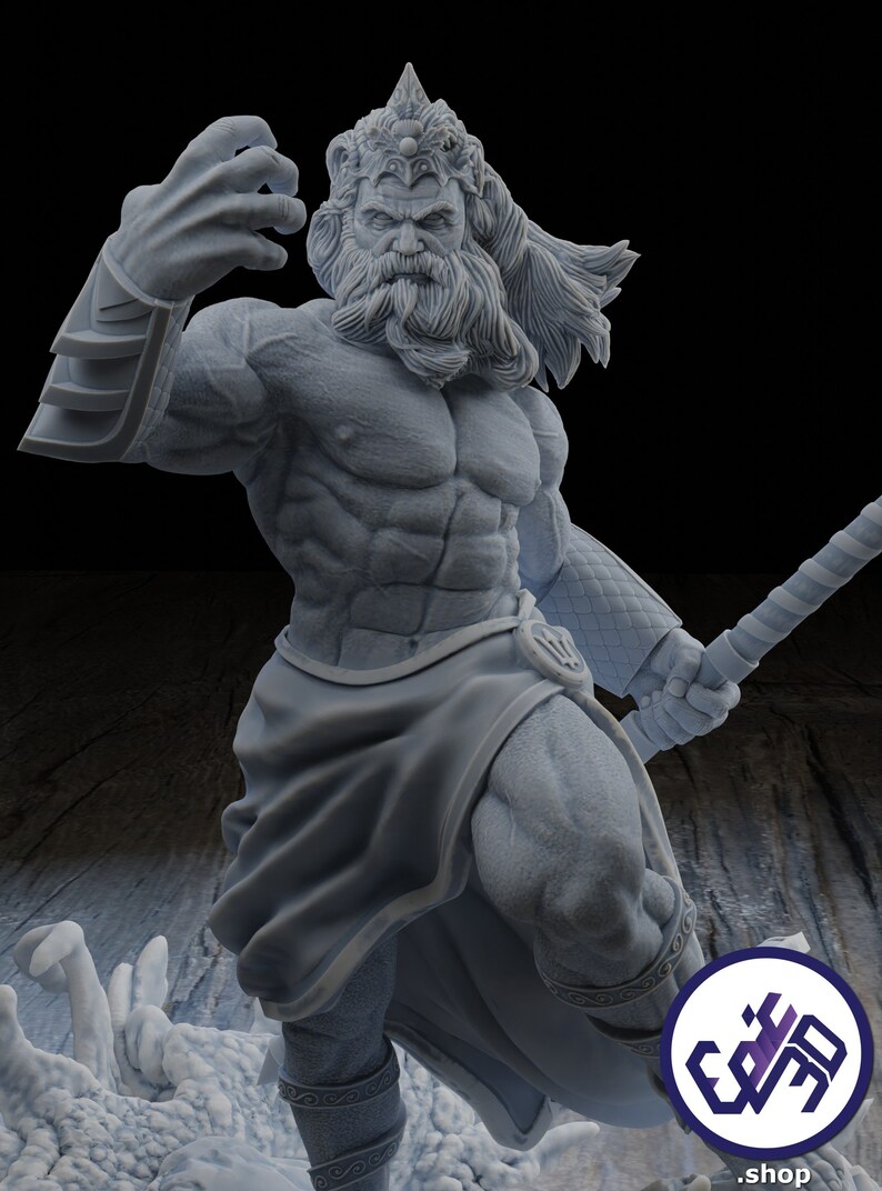 Poseidon, God of the Sea | Premium | Dnd Miniature| Mini Figure ...