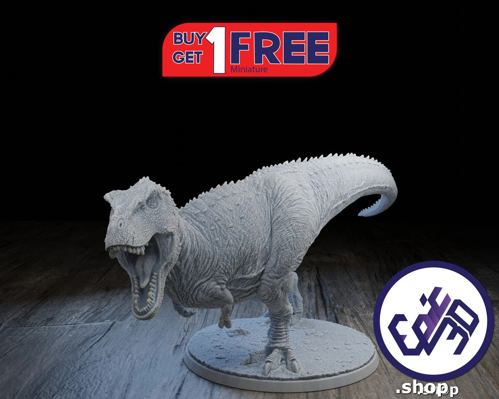 Tyrant-rex Dead End Dnd Miniature Mini Figure Figurine Statue Resin 3D ...