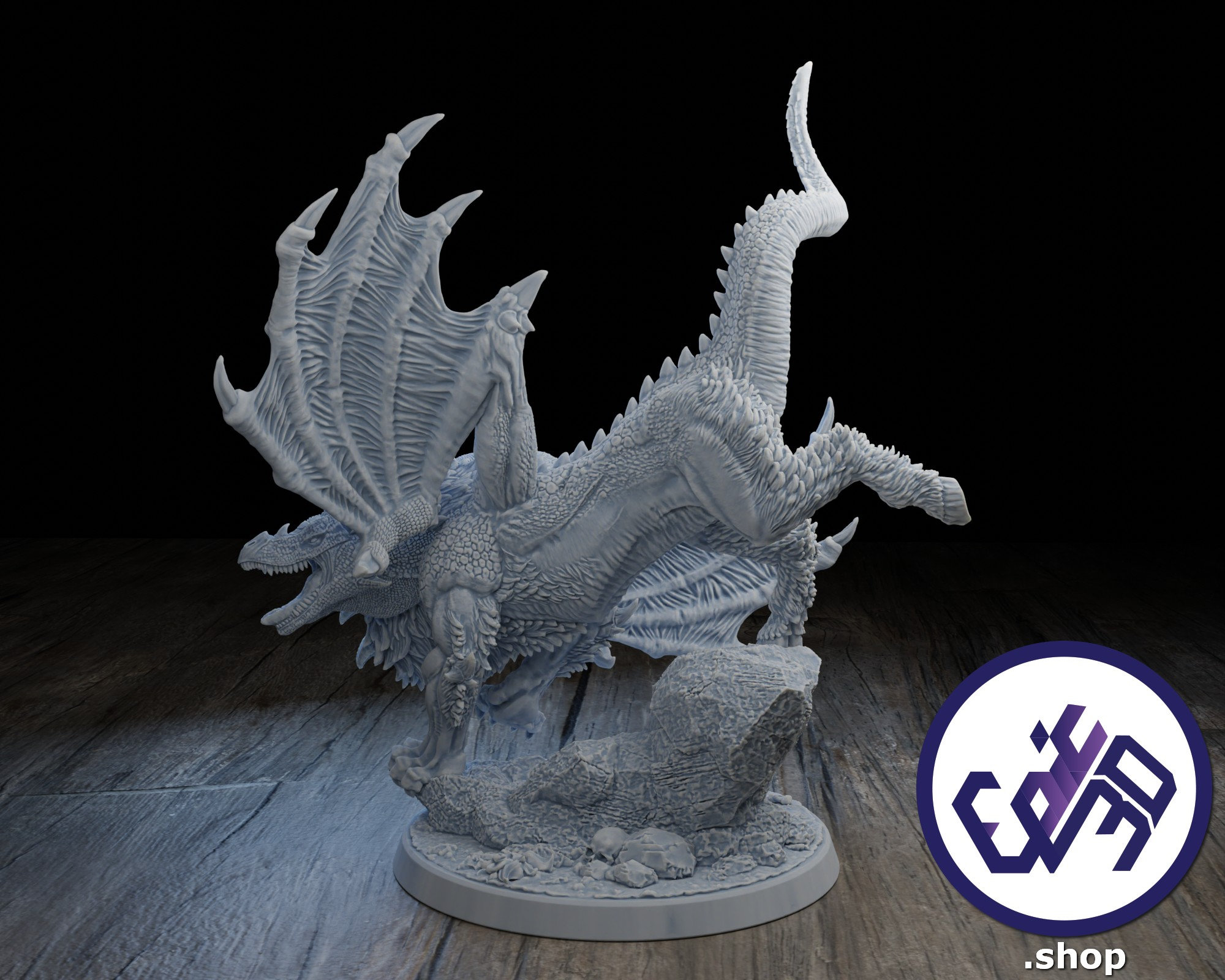 Chimera Dead End Dnd Miniature Mini Figure Figurine Statue Resin 3D ...