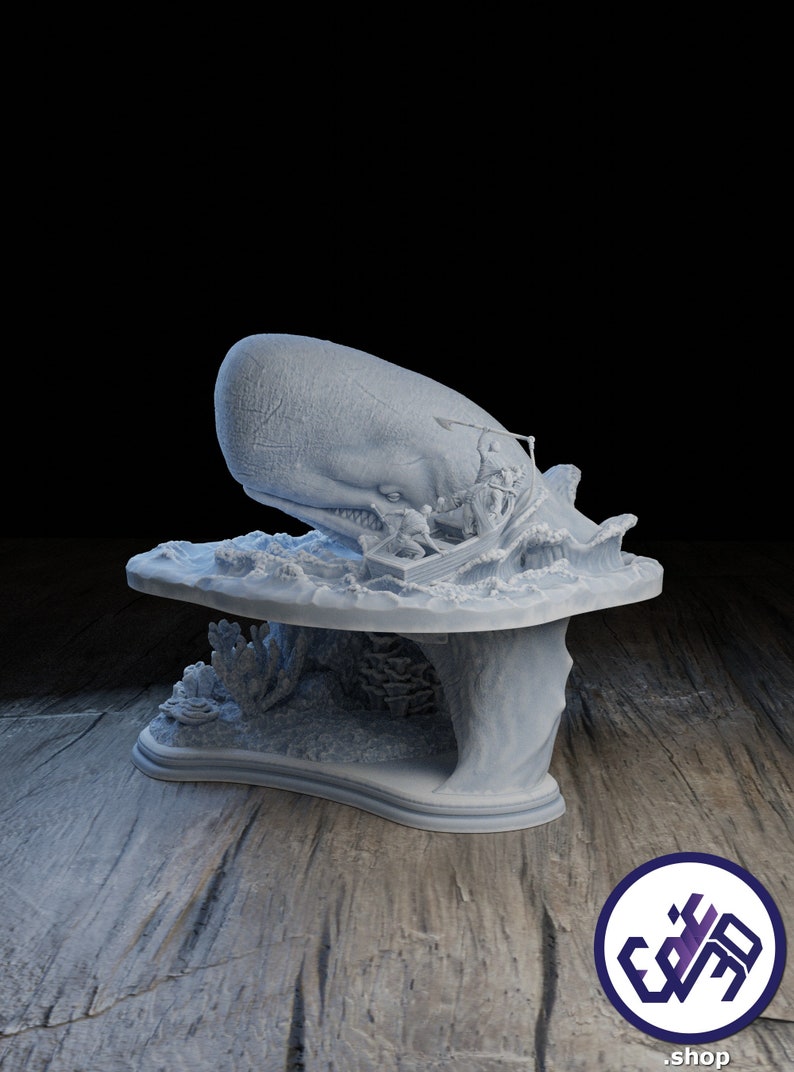 Whale Hunting Diorama | Moby Dick | Premium | Dnd Miniature| Mini ...