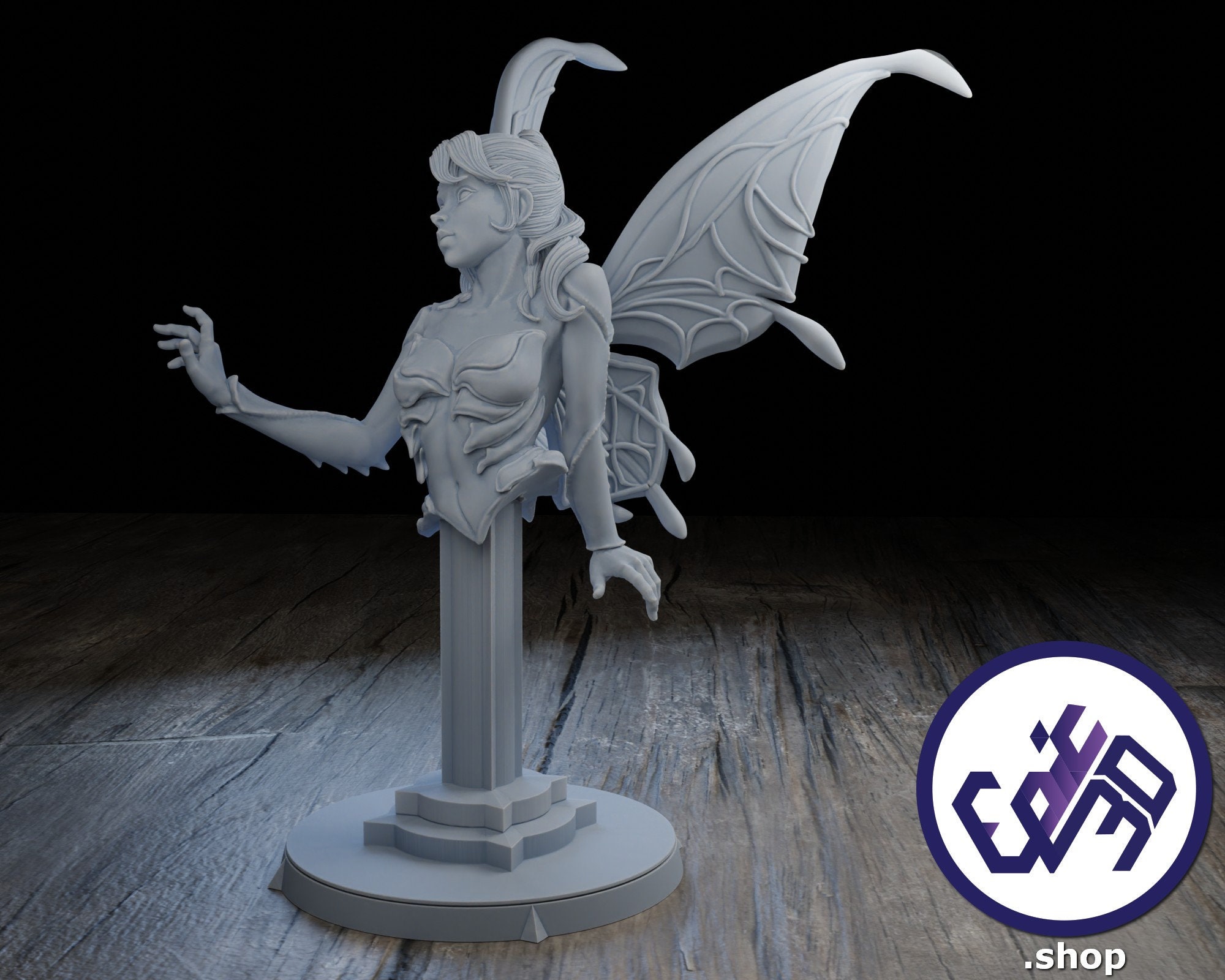 Sah Jinxy Fairy Hero Premium Dnd Miniature Mini Figure Figurine Statue ...