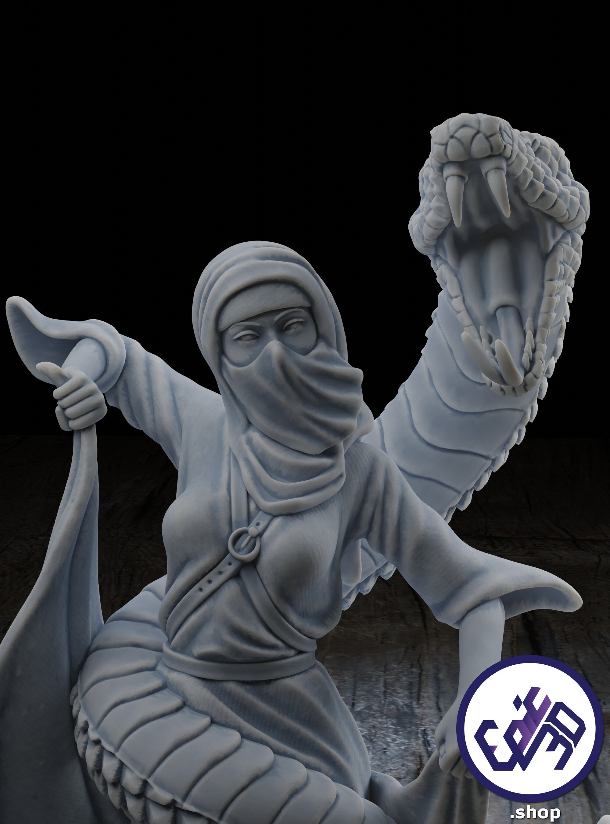 Aya, the Dancer | Ancient Premium Dnd Miniature Mini | Figure Figurine ...