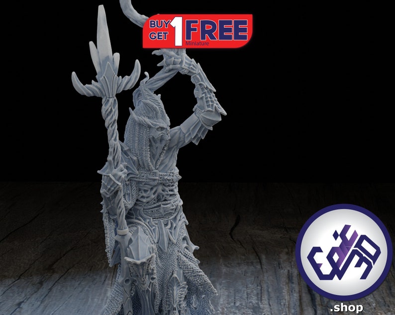 Largoth, the Runner Rise of Necromancer Dnd Miniature Mini Figure ...
