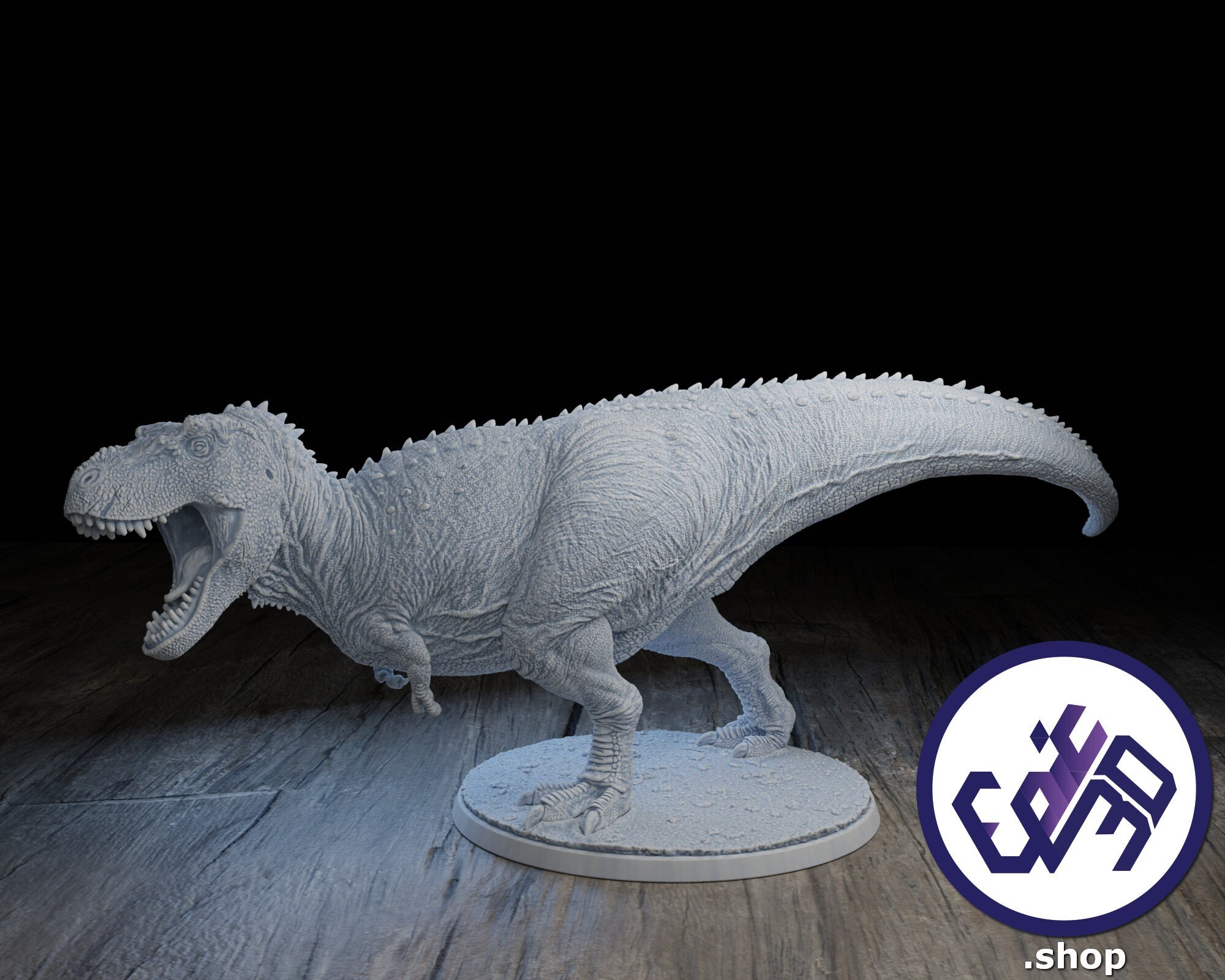 Tyrant-rex Dead End Dnd Miniature Mini Figure Figurine Statue Resin 3D ...