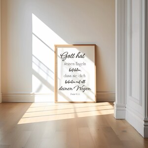 Psalm 91,11 German, Gott Hat Seinen Engeln Befohlen, Dass Sie Dich ...