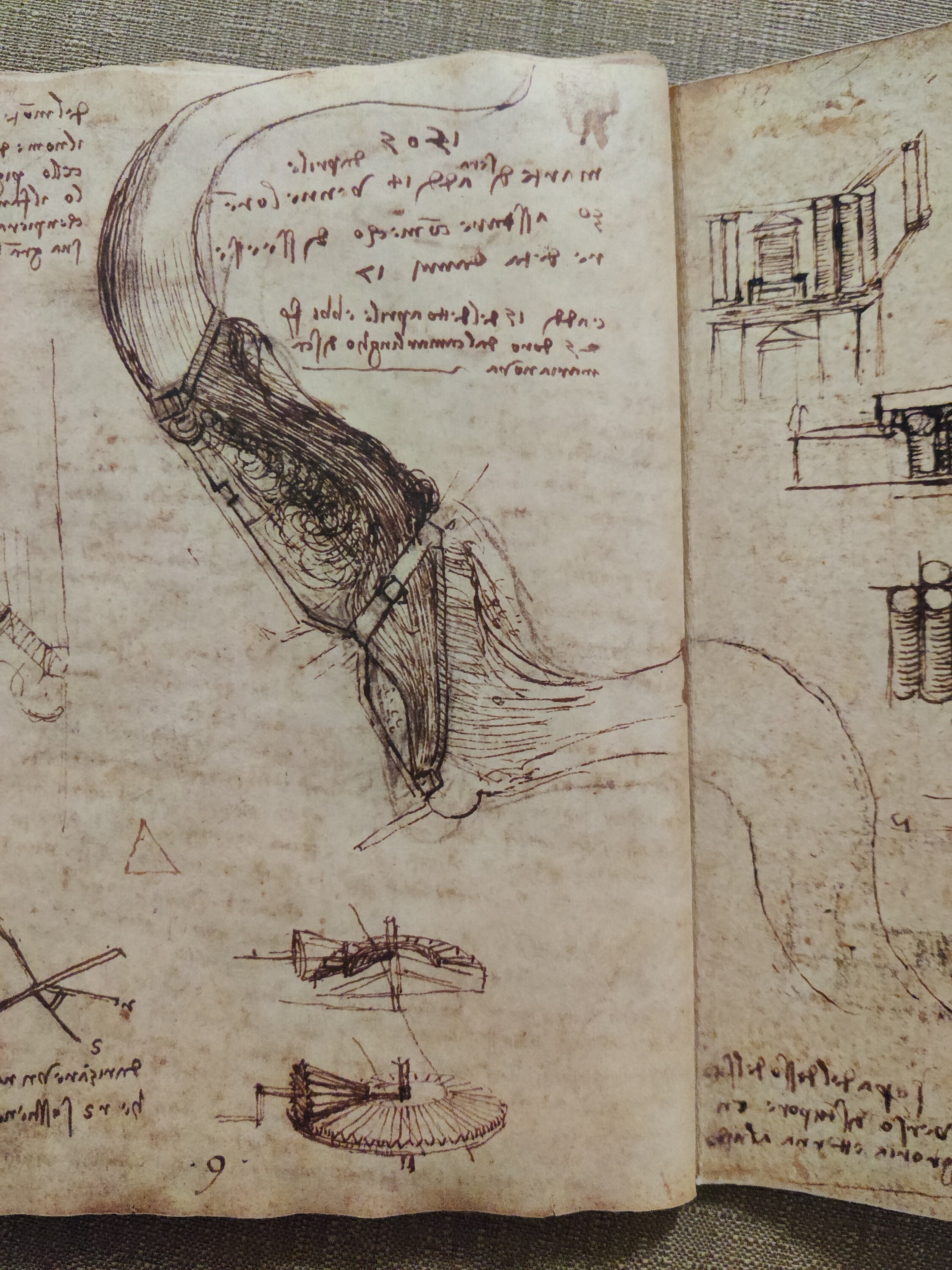 Leonardo Da Vinci Replica of Codex of Flight of Birds - Etsy