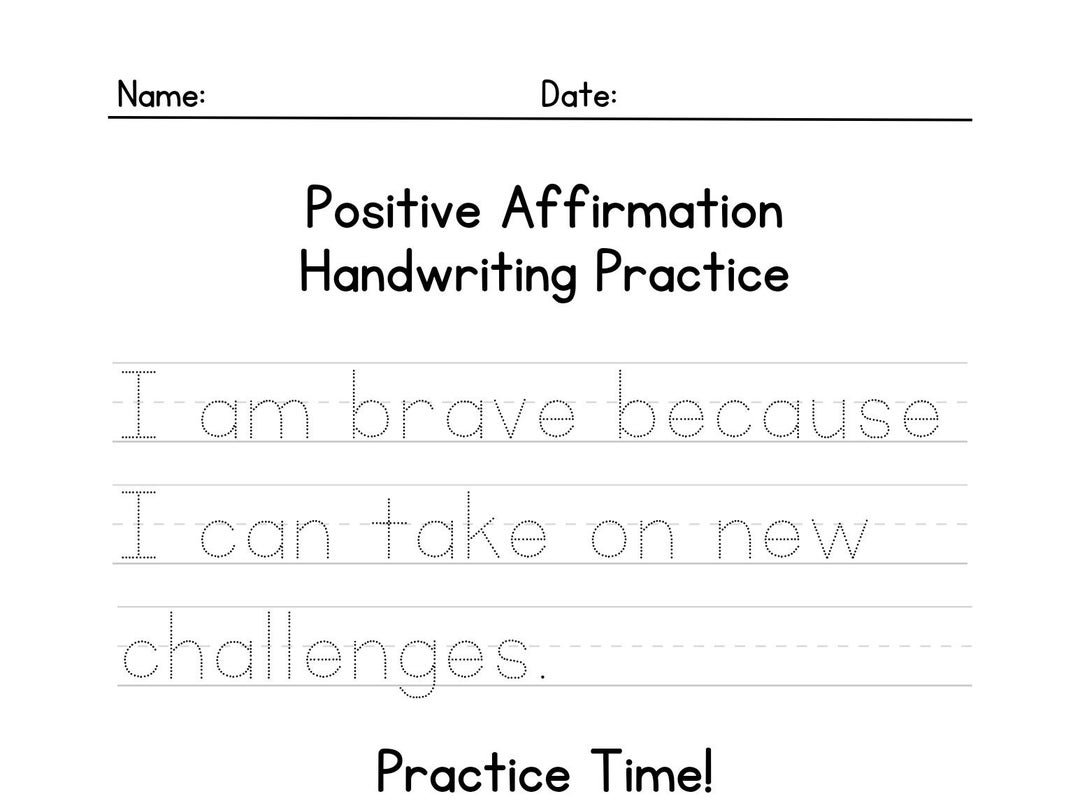 Affirmation Writing Prompts - Etsy