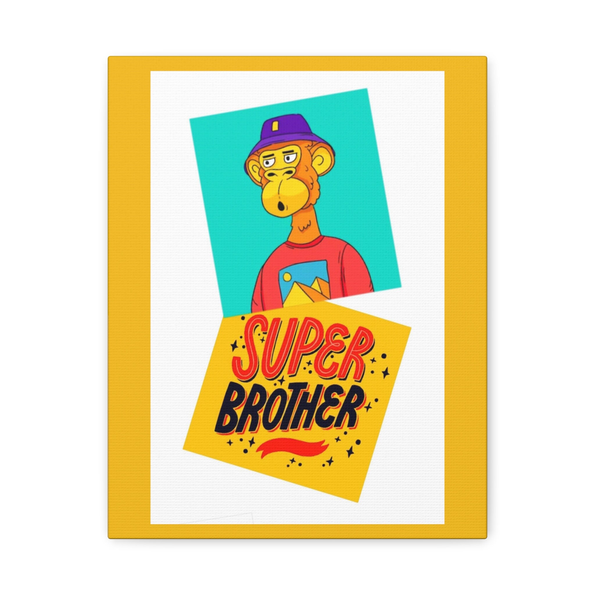 Super Brother Quote Slogan Wall Art Canvas - Etsy Canada