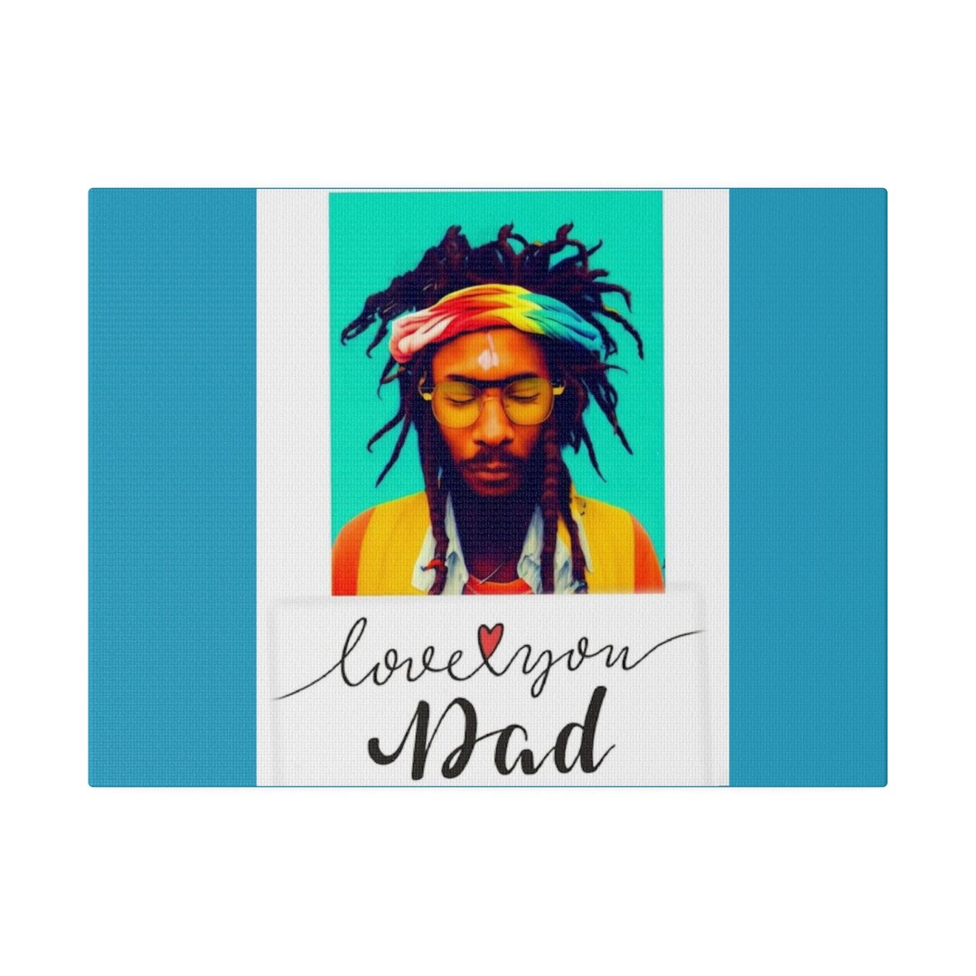Fathers Day Dad Canvasl Love You Dad Birthday. Gift Canvas for Men ...