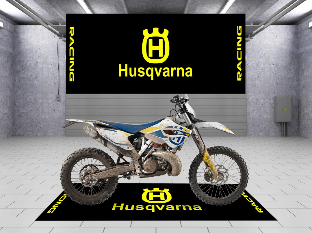 Husqvarna Motorcycle Pit Mat Best Motorcycle Accessory Motorcycle Mat ...