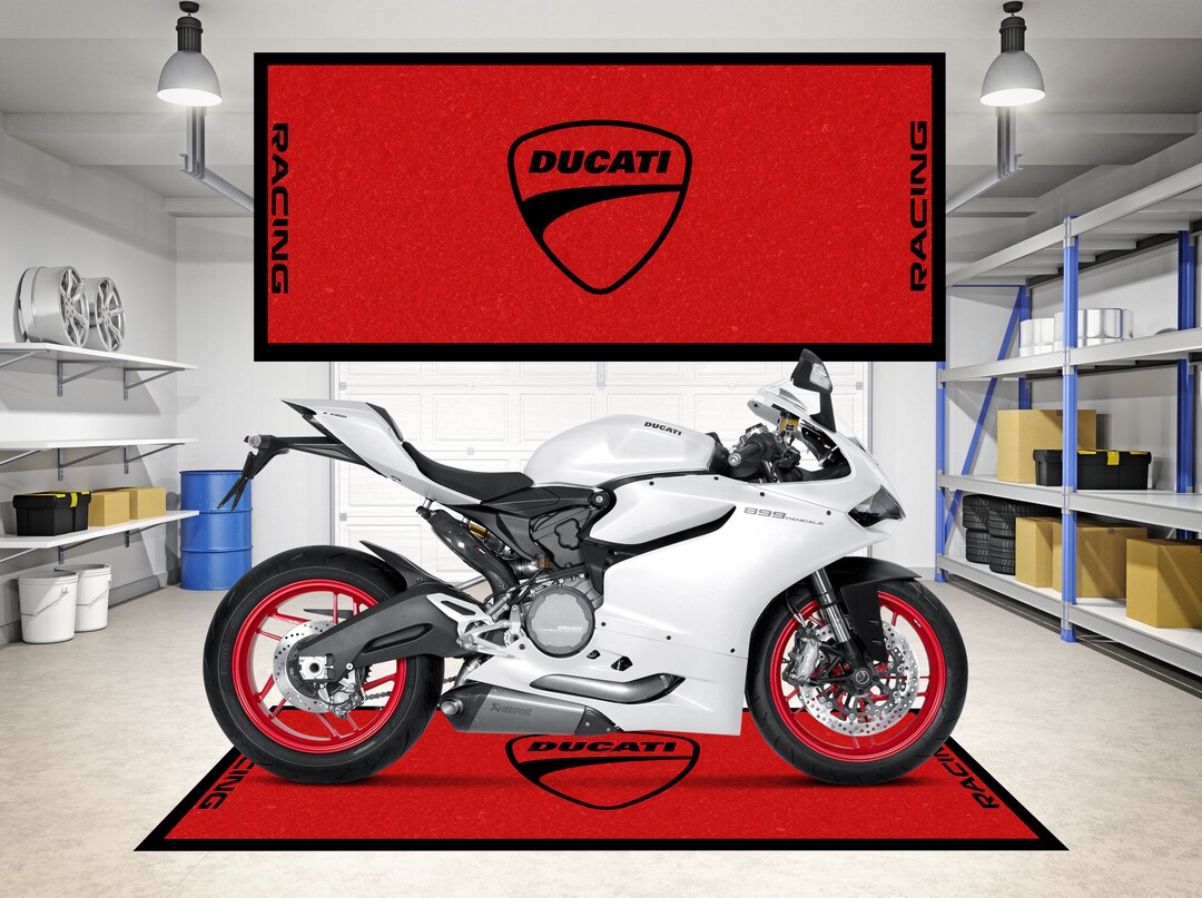 Ducati Motorcycle Pit Mat Best Motorcycle Accessory Motorcycle Mat for ...