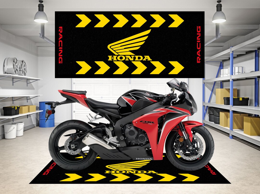 Honda Motorcycle Pit Mat Best Motorcycle Accessory Motorcycle Mat for ...