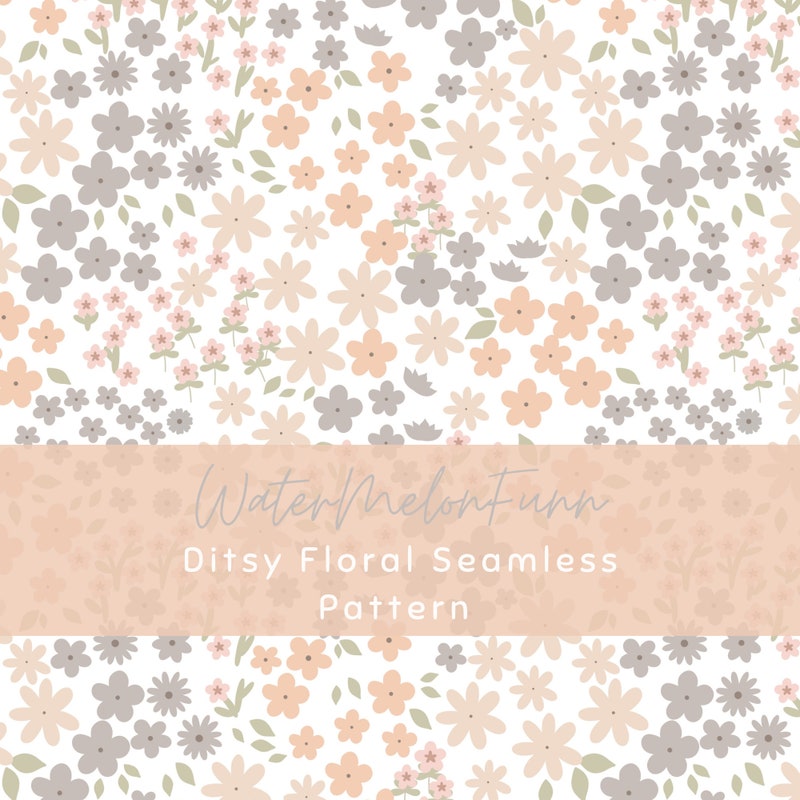 Ditsy Floral Fabric - Etsy