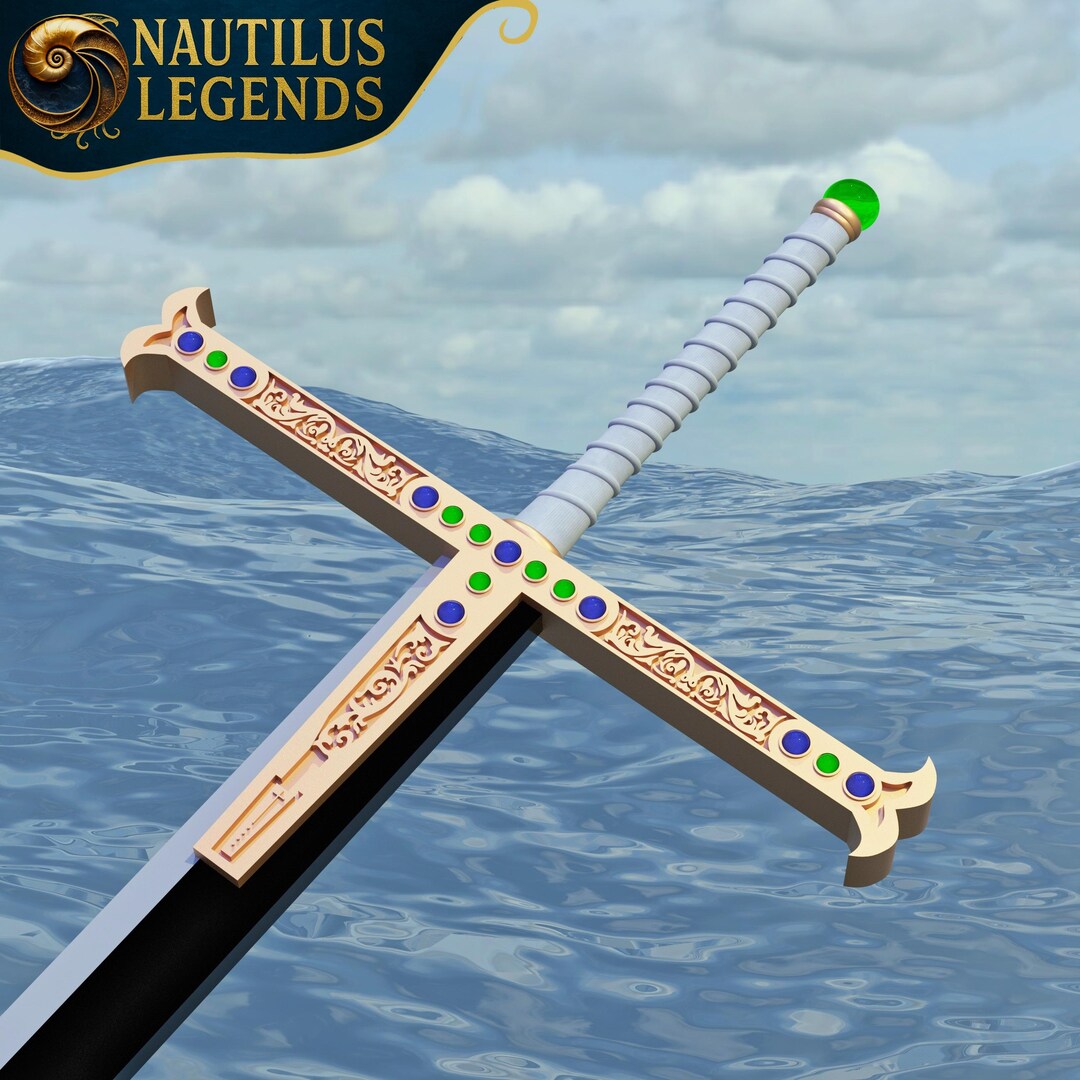 ONE PIECE Yoru Dracule Mihawk Sword 3D STL Files - Etsy