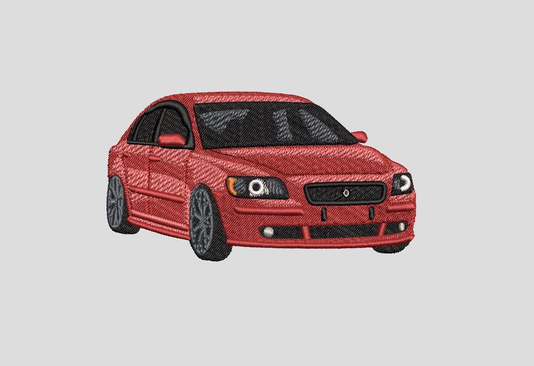 Volvo S40 Design for Machine Embroidery - Etsy