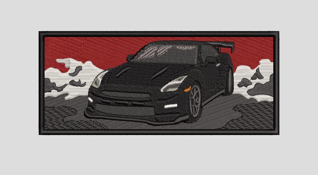 Nissan GTR Design for Machine Embroidery - Etsy