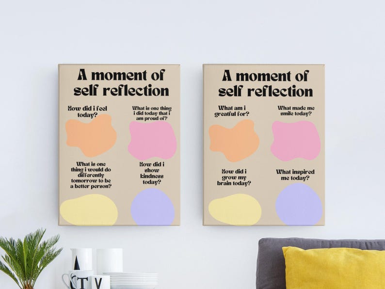 Set of 7 Mindfulness Posters PRINTABLE. Mental Health, Growth Mindset ...