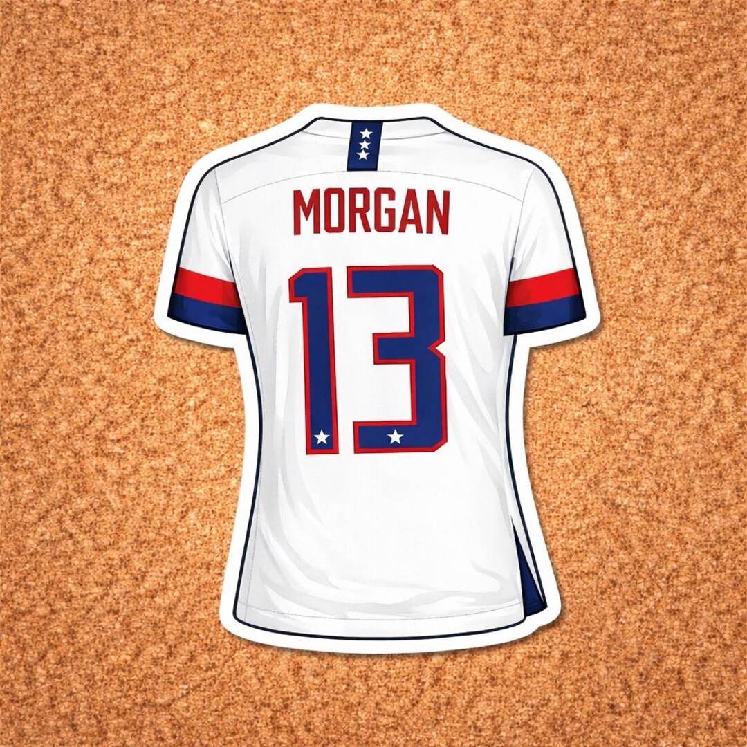 Alex Morgan USA USWNT Sticker – Soccer Vinyl Decal – Futbol Football ...
