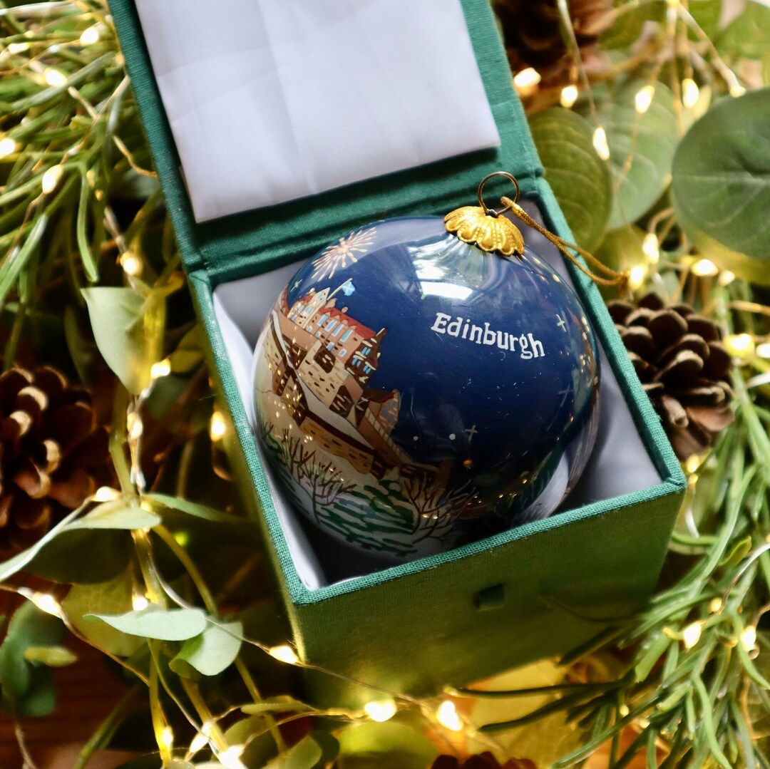 Edinburgh Christmas Bauble - Etsy