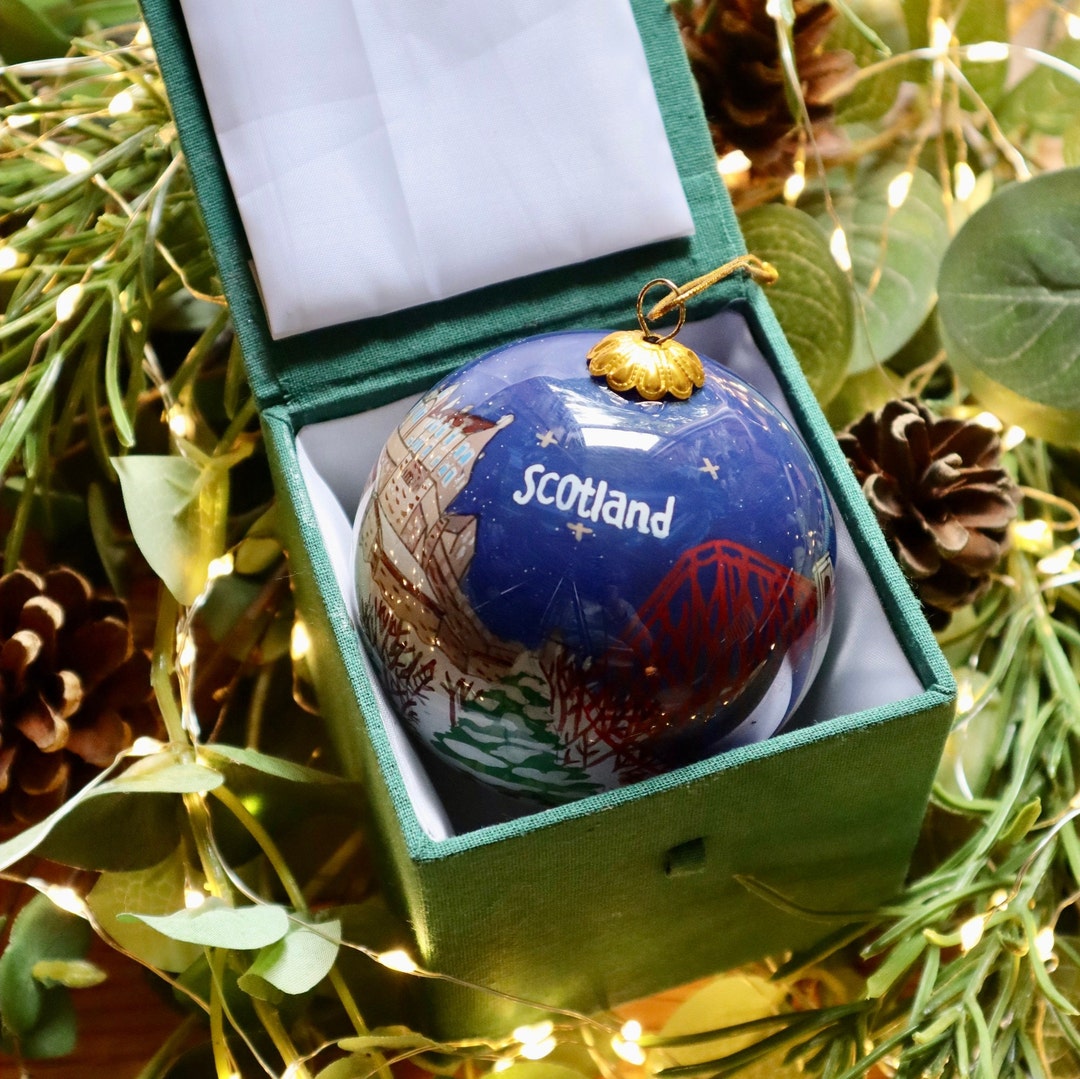 Scotland Christmas Bauble - Etsy