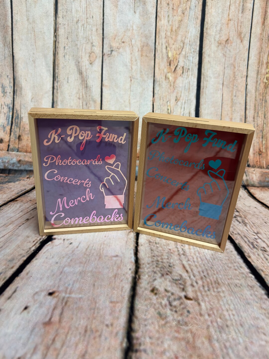 Decorated K-POP Concert Fund Shadow Box: Kpop Fan Gift - Etsy