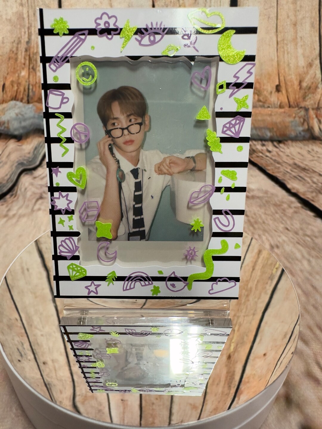 Photocard Frame With Doodle Deco - Etsy