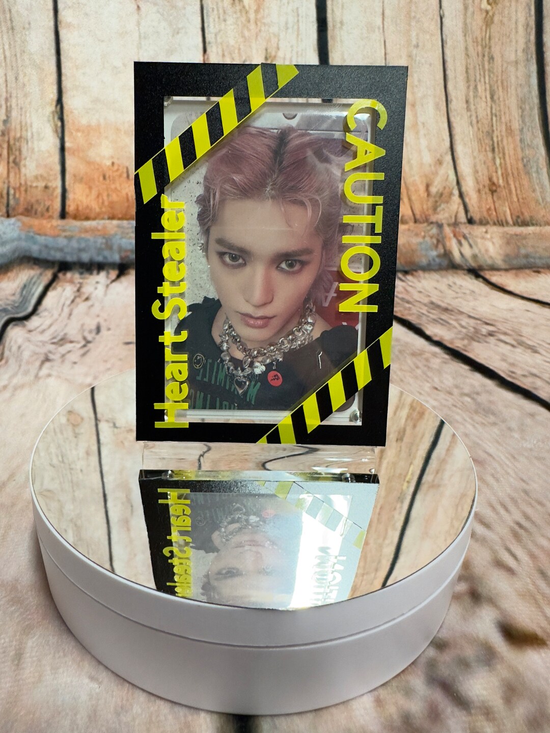 Caution: Heart Stealer Acrylic Photocard Frame – Too Cute to Handle! - Etsy