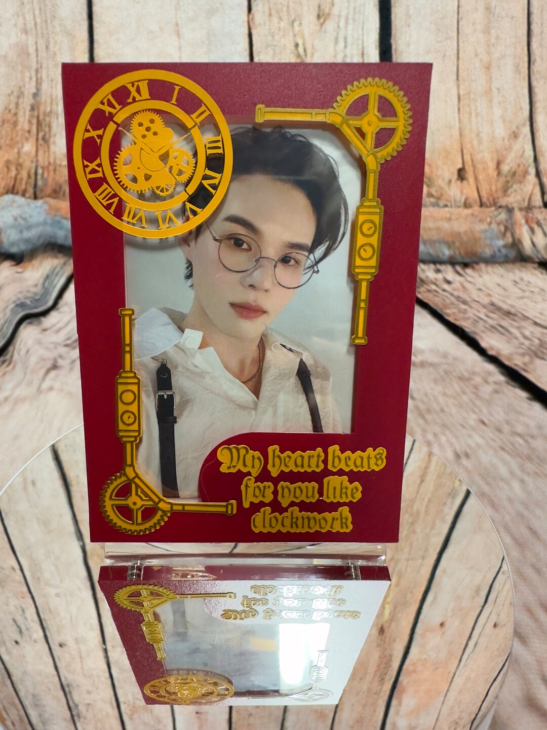 Photocard Frame With Steampunk Deco - Etsy