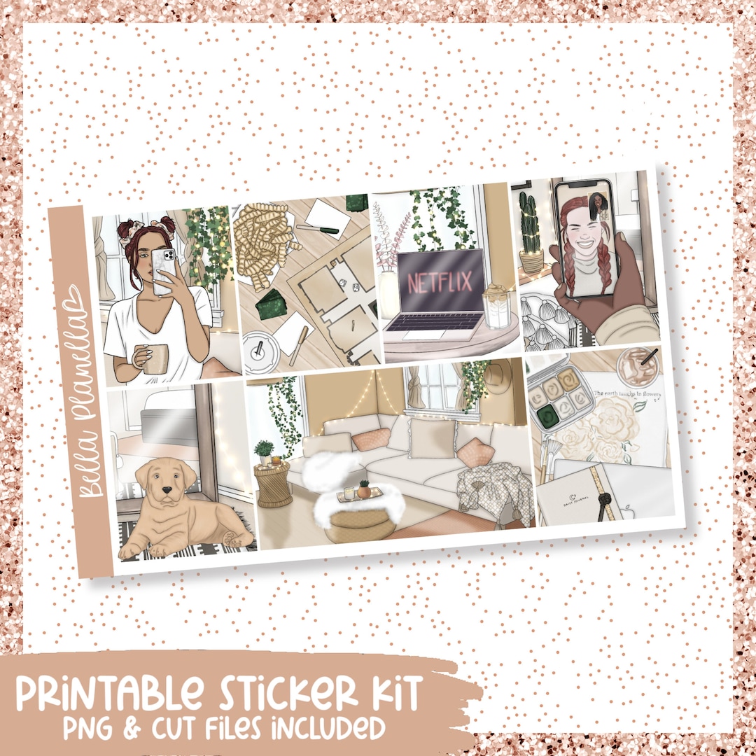 Namaste at Home || Printable Weekly Kit || Printable || Cut Line Files ...