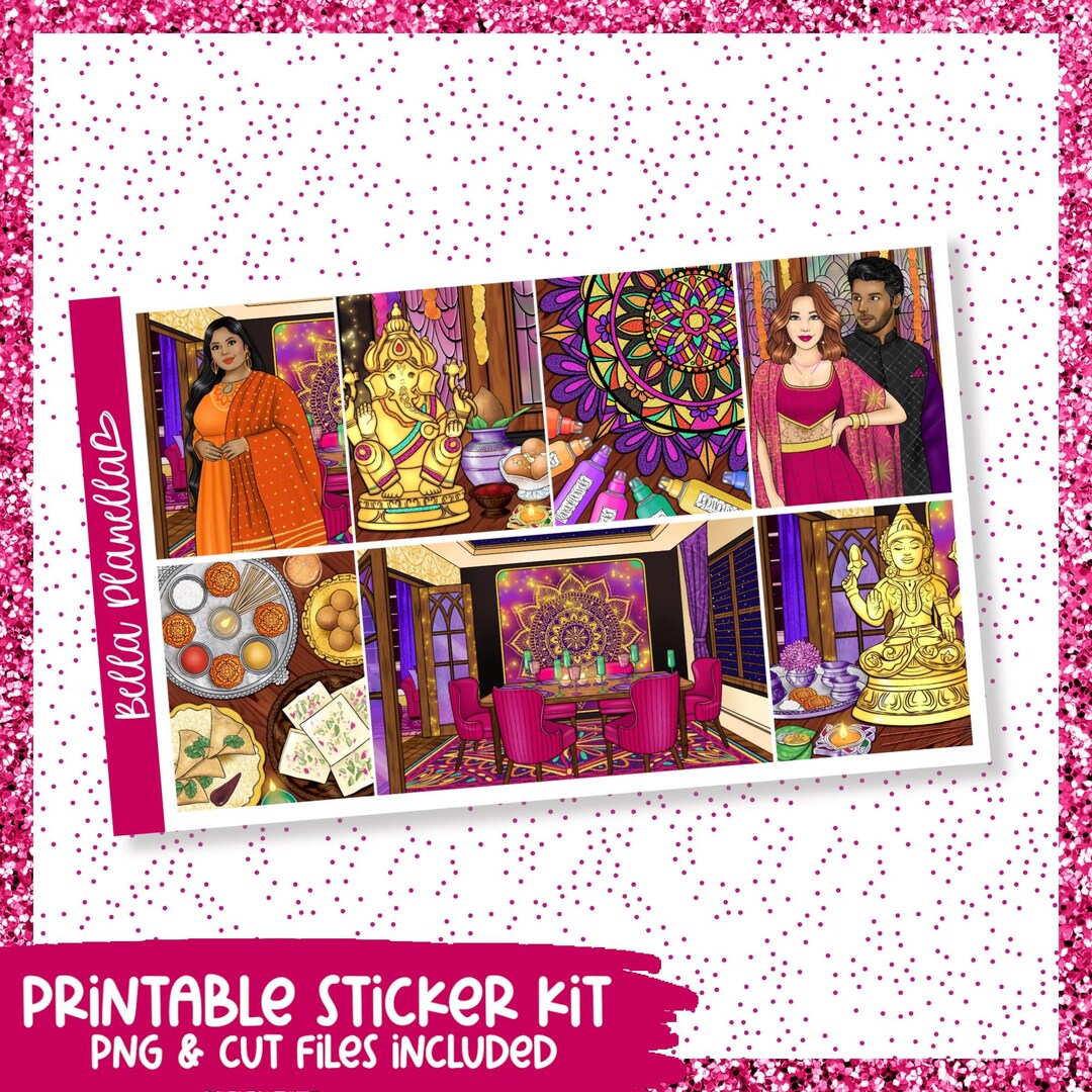 Diwali || Printable Weekly Kit || Printable || Cut Line Files || Hand ...