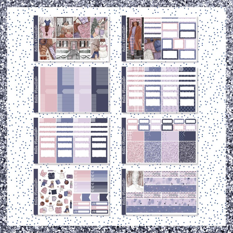 Let It Snow || Printable Weekly Kit || Printable || Cut Line Files ...