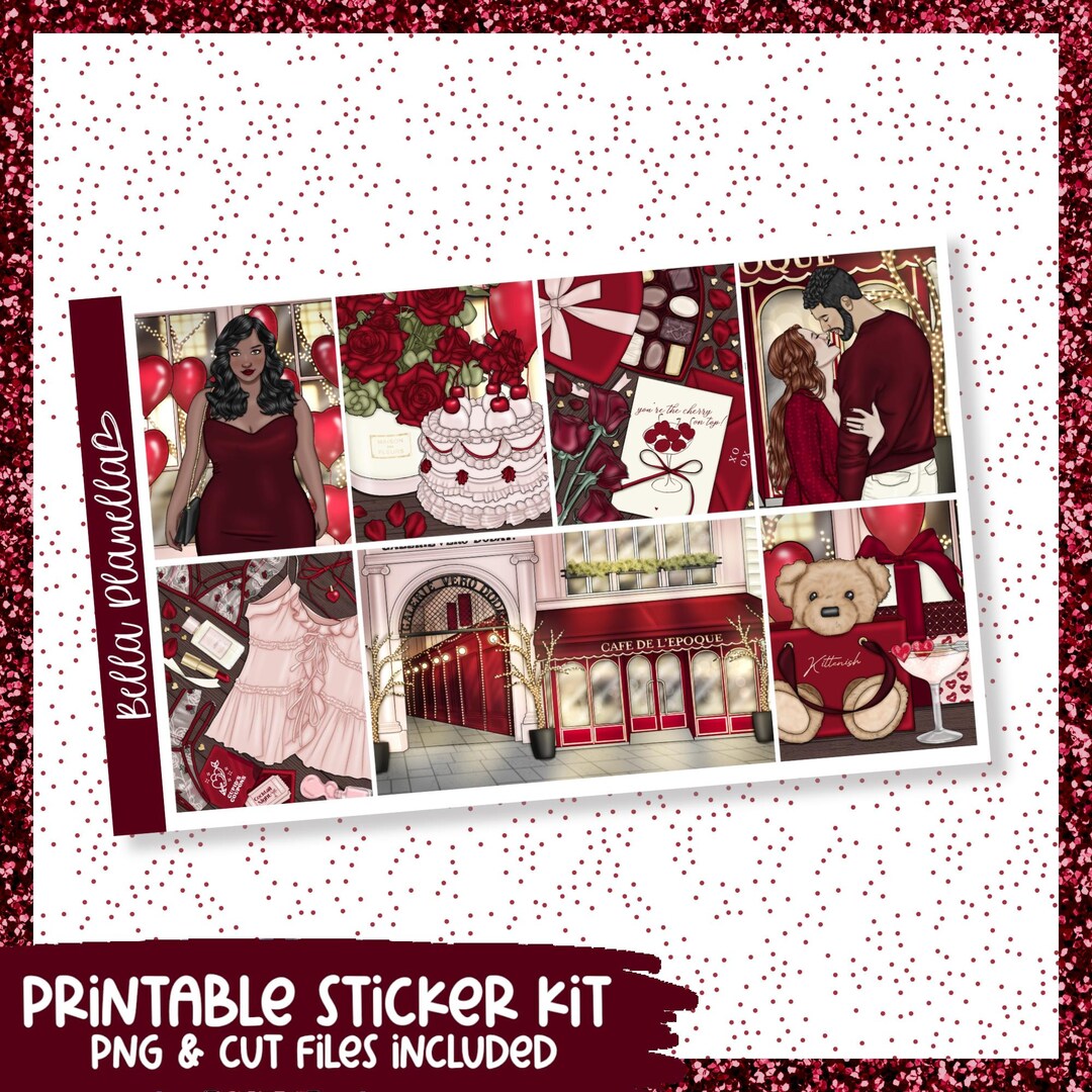 Cherry on Top || Printable Weekly Kit || Printable || Cut Line Files ...