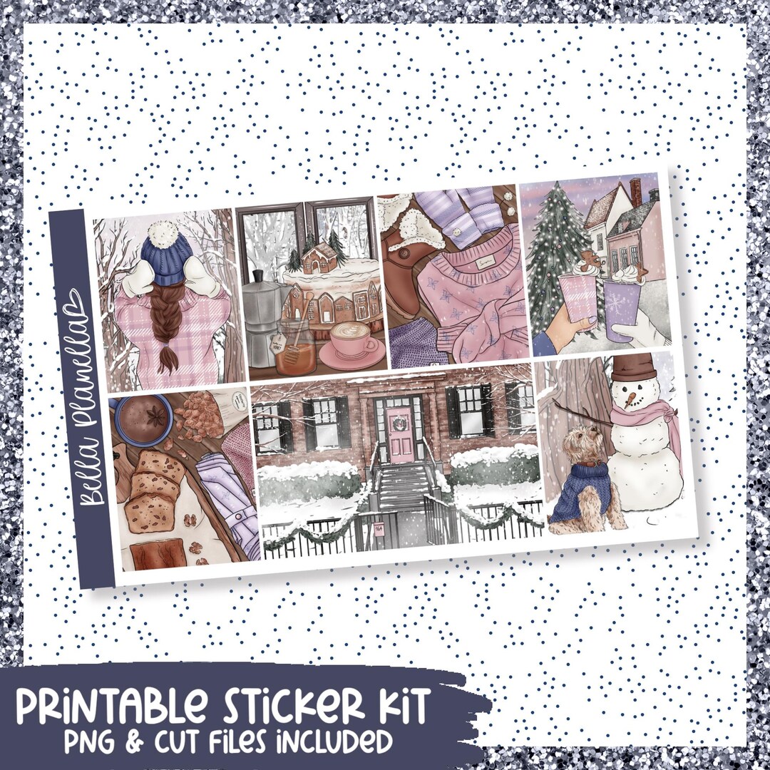 Let It Snow || Printable Weekly Kit || Printable || Cut Line Files ...